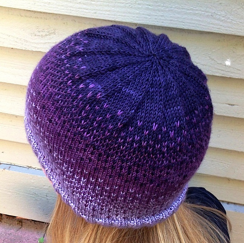 Ravelry: Purple Rain Hat pattern by Dawn Cottone