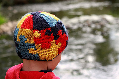 Ravelry: Autism Awareness Puzzle Hat pattern by Dawn Cottone