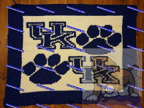 Ravelry: Baby UK Paw Blanket 100X100 pattern by Crochet Creation's by Ness