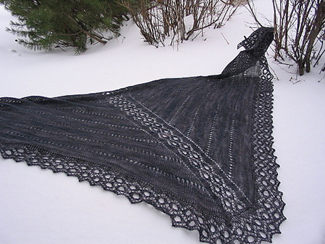 Ravelry: English Lace Shawl pattern by Amy Florence