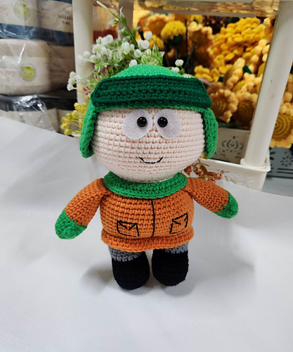 Ravelry: Cartman from South Park pattern by Ha Nguyen