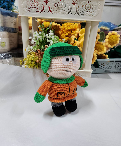 Ravelry: Cartman from South Park pattern by Ha Nguyen