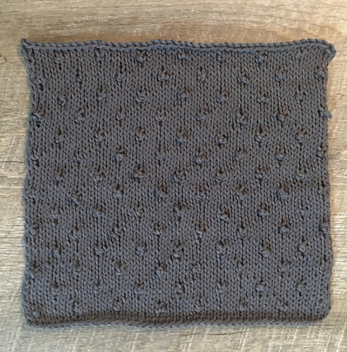 Ravelry: Knitted Square Popcorn Stitch pattern by Donielle Oliver Showvay