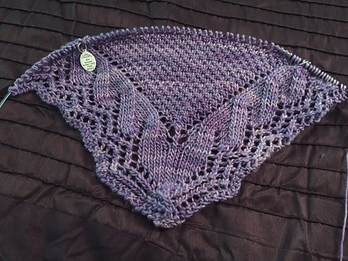 Ravelry: Raspberry Ripple Shawlette pattern by Meghan C. Radick