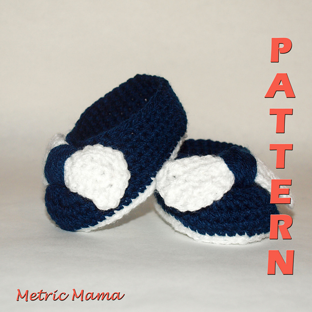 Ravelry: Baby Ballet Flats pattern by Nicole Davis