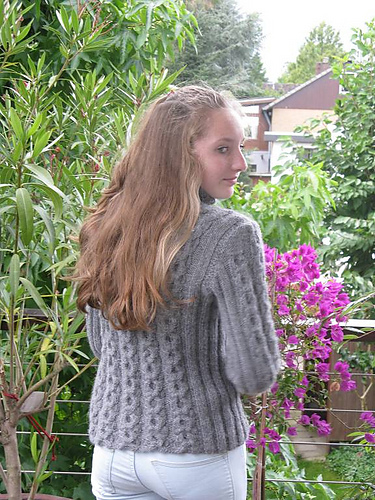Ravelry: Cable Round Sweater pattern by Linda Marveng
