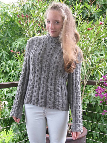 Ravelry: Cable Round Sweater pattern by Linda Marveng