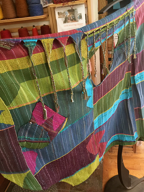 Ravelry: nickolena's Cotton peacock Saori vest