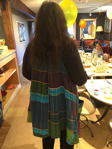 Ravelry: nickolena's Cotton peacock Saori vest