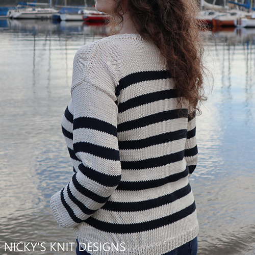 Ravelry: Deep Blue Sea Sweater pattern by Nicole Donner