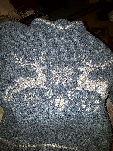 Ravelry: Man's Deer Sweater pattern by Reynolds Yarns