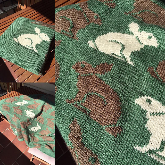 Ravelry: Bunny Blanket pattern by Martin Storey