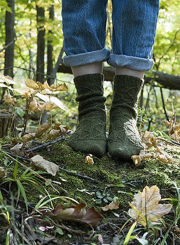 Ravelry: Forest Fable socks pattern by Anna Radchenko