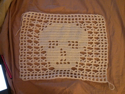 Ravelry: Filet Skull Doily pattern by Maria Merlino