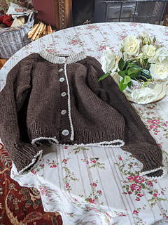 Ravelry: nittywitty555's Brown Felix cardigan