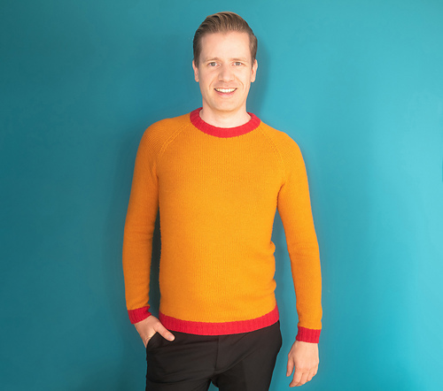 Ravelry: Easy bottom-up Raglan sweater pattern by Norman Schwarze