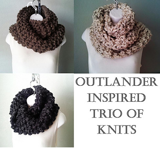 Ravelry: Outlander Inspired Trio of Cowl Snoods pattern by Karen ...