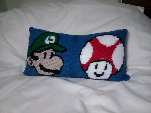 Ravelry: norwain's Nintendo cushions