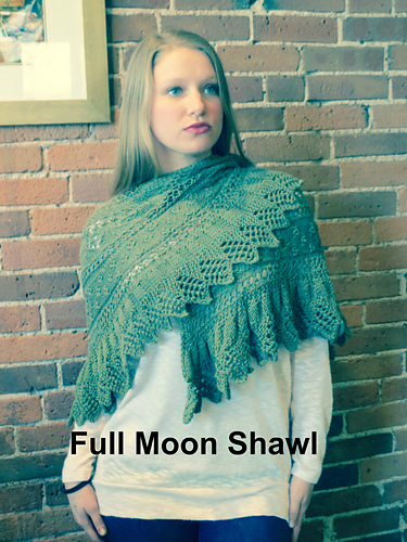 Ravelry: Phases of the Moon Shawls-Crescent,Gibbous,Full pattern by ...