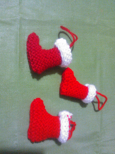 Ravelry: Christmas Stocking Ornaments pattern by Becca Rowland