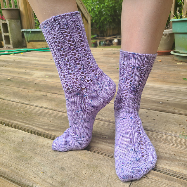 Ravelry: Lace Rib Socks pattern by Tara Wood