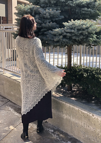 Ravelry: White Snow triangle pattern by Svetlаnа Loginovа