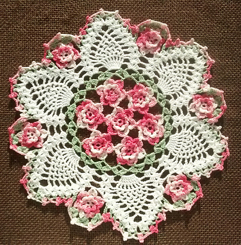 Ravelry: Rose Garden Doily pattern by Valmay Flint