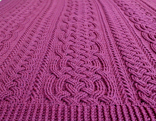 Ravelry: Aberdeen Cable Blanket pattern by Noelle Stiles