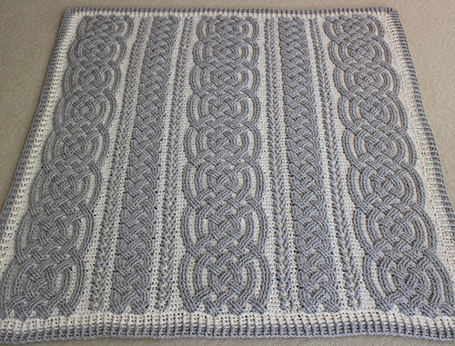 Ravelry: Chambord Cable Blanket pattern by Noelle Stiles