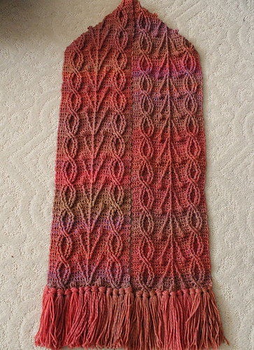 Ravelry: Highland Journey Cable Scarf pattern by Noelle Stiles