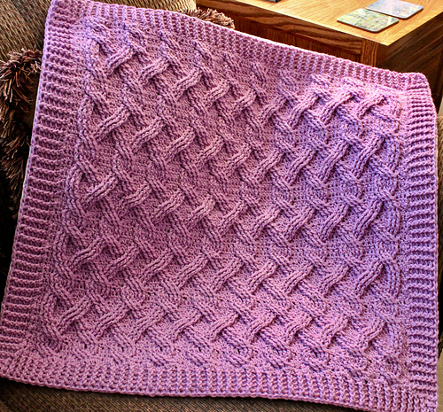 Ravelry: Tipperary Cable Baby Blanket pattern by Noelle Stiles