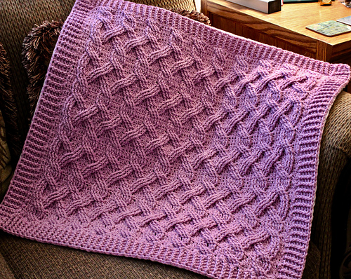 Ravelry: Tipperary Cable Baby Blanket pattern by Noelle Stiles