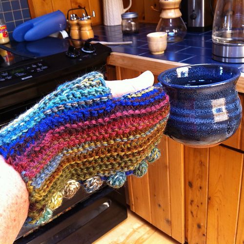 Ravelry: Bobblicious Fingerless Mitts pattern by Paula Smith
