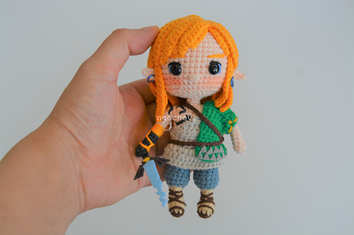 Ravelry: Crochet Link -The Legend of Zelda pattern by ngoc novi