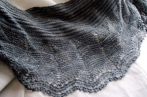 Ravelry: water's edge shawl pattern by Lori Law