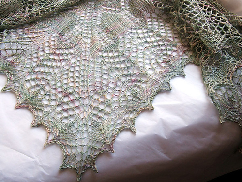 Ravelry: tilia shawl pattern by Lori Law