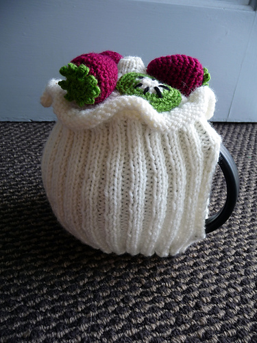Ravelry: Chocolate Cupcake Tea Cosy pattern by Audrey Wilson