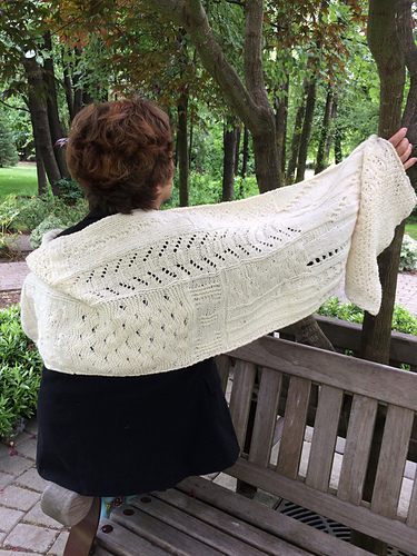 Ravelry: Serenity Garden Scarf or Wrap pattern by Roberta Beck