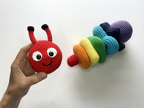 Ravelry: Caterpillar Stacking Toy pattern by Lindsey Roe