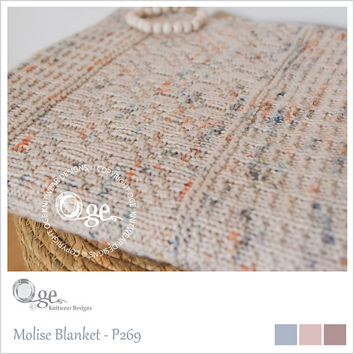 Ravelry: Molise Blanket - P269 pattern by OGE Knitwear Designs