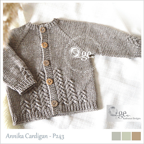 Ravelry: Annika Cardigan - P243 pattern by OGE Knitwear Designs