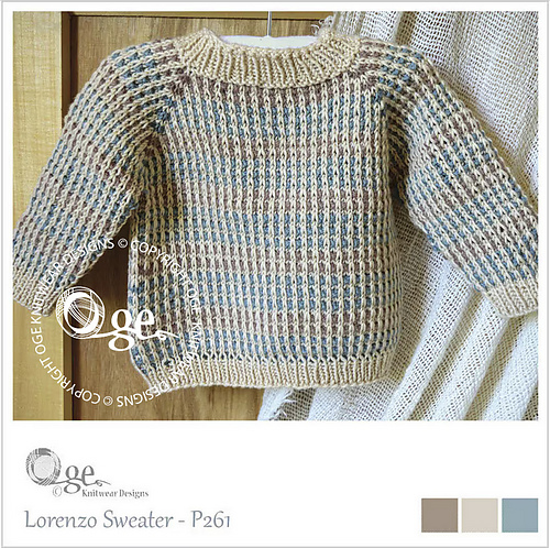 Ravelry: Lorenzo Sweater - P261 pattern by OGE Knitwear Designs