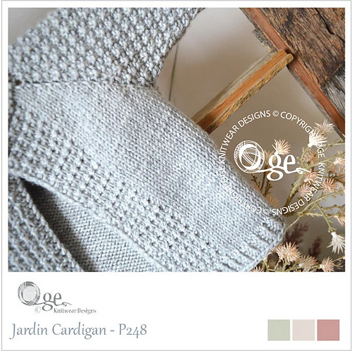 Ravelry: Jardin Cardigan - P248 pattern by OGE Knitwear Designs