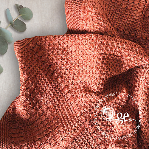 Ravelry: Charleston Blanket - P264 pattern by OGE Knitwear Designs