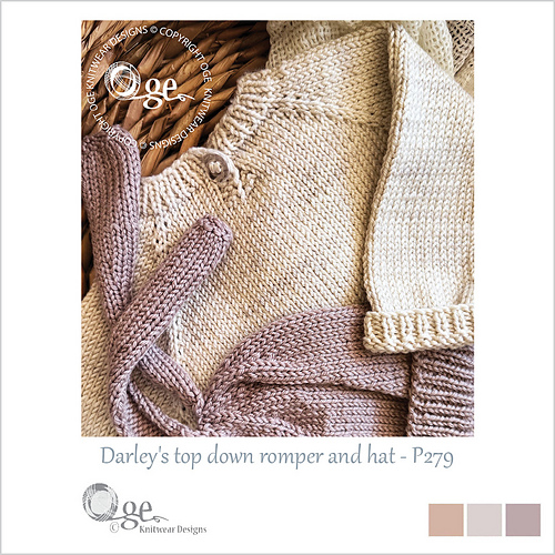Ravelry: Darley's top down romper and hat - P279 pattern by OGE ...