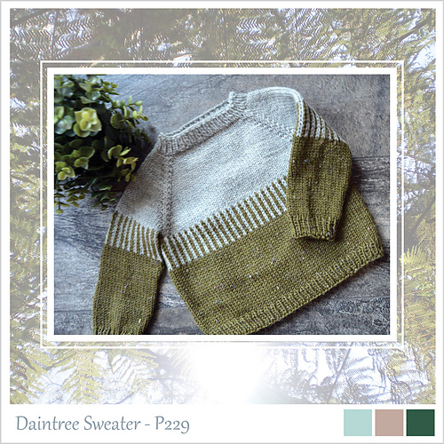 Ravelry: Daintree Sweater - P229 pattern by OGE Knitwear Designs