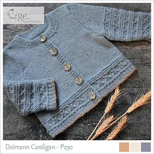 Ravelry: Doireann Cardigan - P230 pattern by OGE Knitwear Designs