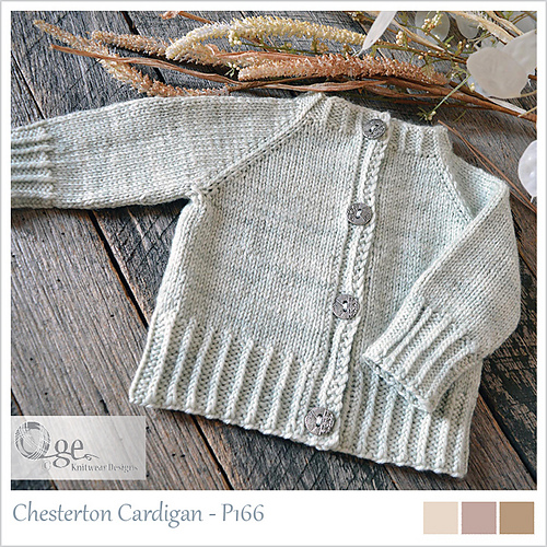 Ravelry: Chesterton Cardigan - P166 pattern by OGE Knitwear Designs