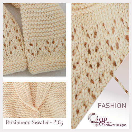 Ravelry: Persimmon Sweater - P165 pattern by OGE Knitwear Designs