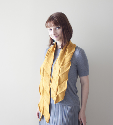 Ravelry: YABANE scarf pattern by Olga Buraya-Kefelian